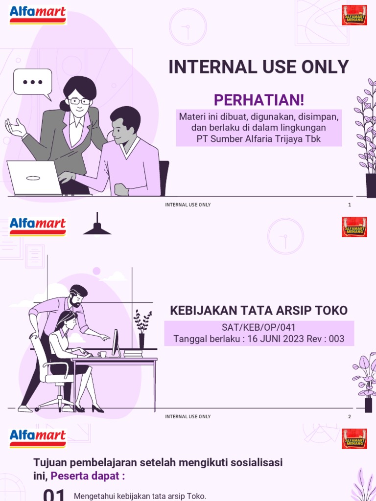 SAT KEB OP 041 Kebijakan Tata Arsip Toko | PDF