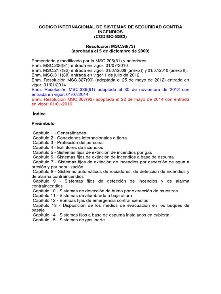 Codigo SSCI Enero 2016 | PDF | Tratado | Refrigeración