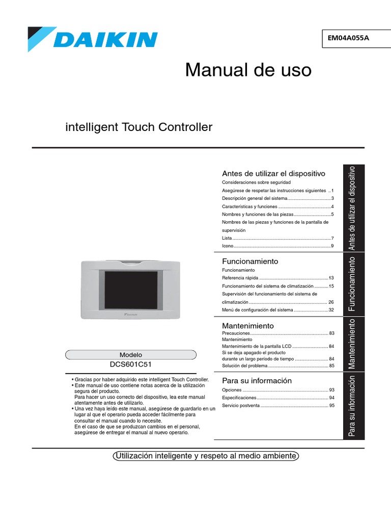 DCS601C51 - p1-48 - Operation Manuals - Spanish | PDF | Control remoto ...