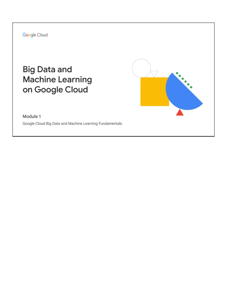 T-GCPBDML-B - M1 - Big Data and Machine Learning On Google Cloud - ILT ...