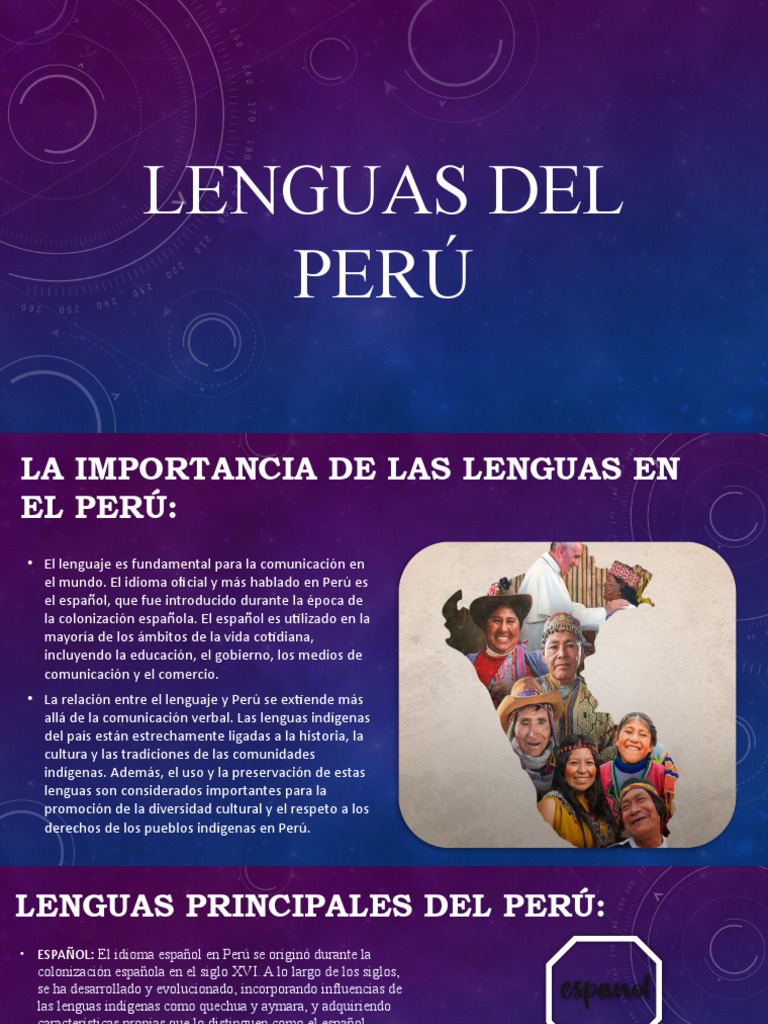 LENGUAS DEL PERÚ - Presentación - Leonardo | PDF | Perú | Lengua española