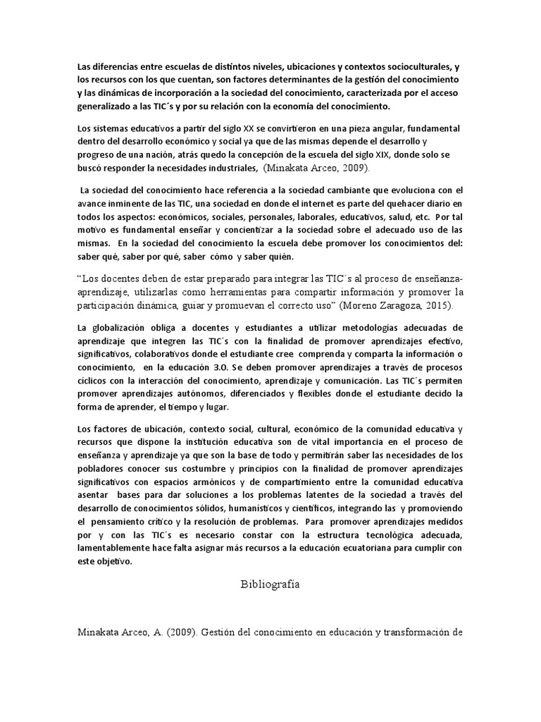 Los Sistemas Educativos a Partir Del Siglo XX Se Convirtieron en Una ...