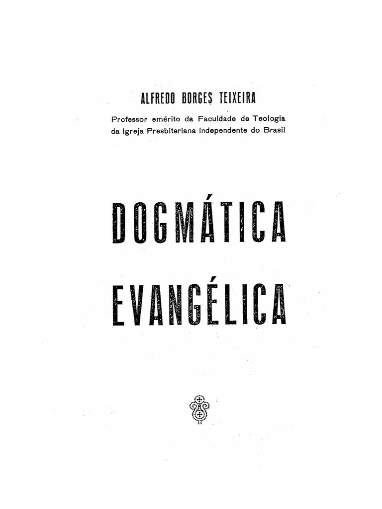 Dogmática Evangélica | PDF | Revelação | Deus