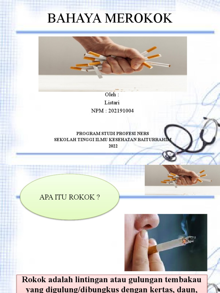 Lembar Balik Bahaya Merokok | PDF