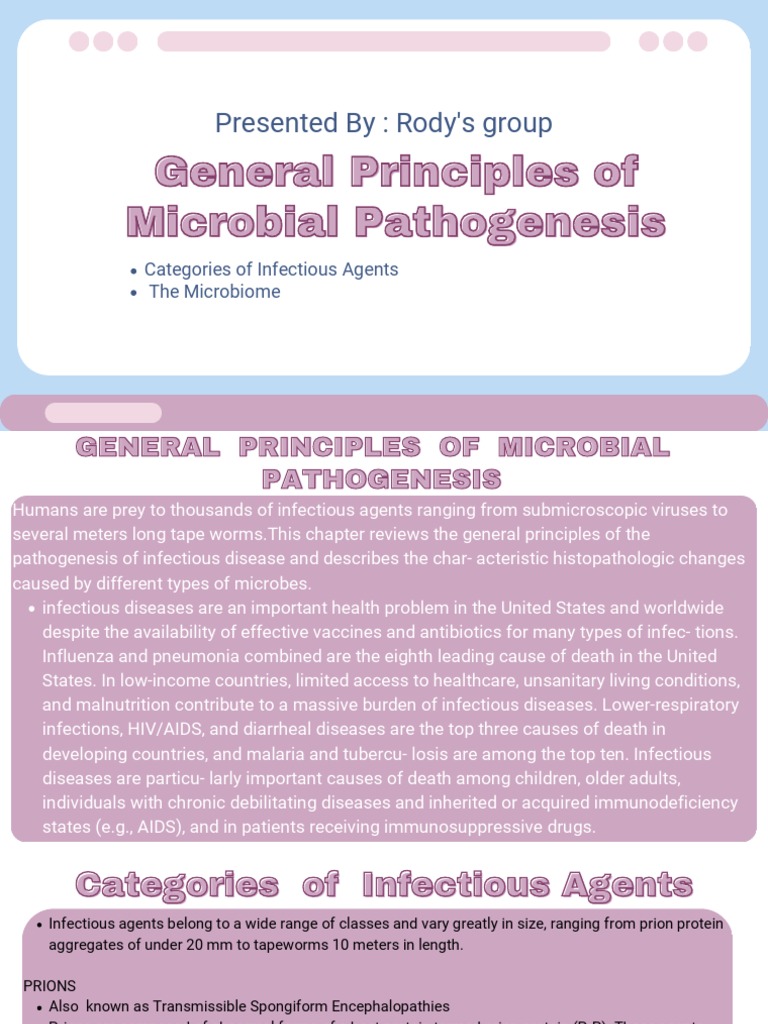 General Principles of Microbial Pathogenesis | PDF | Bacteria | Virus