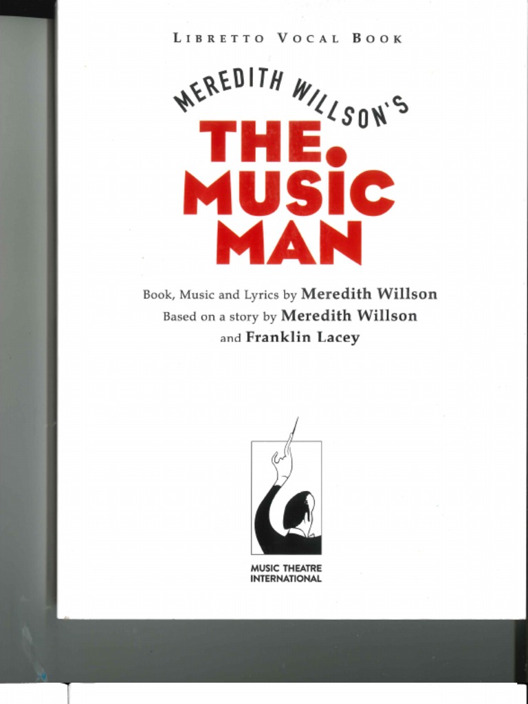 The Music Man - Libretto Vocal Book - Updated | PDF