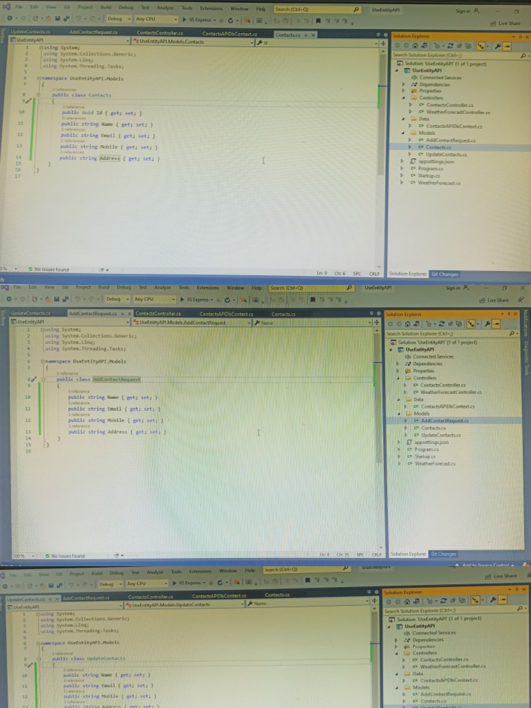 Crud Web Api Entity Framework Pdf C Sharp Programming Language Debugging