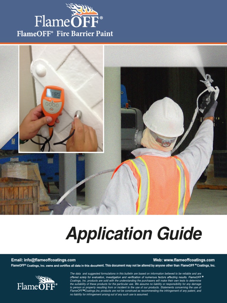 FlameOFF ApplicationGuide | PDF | Paint | Coating