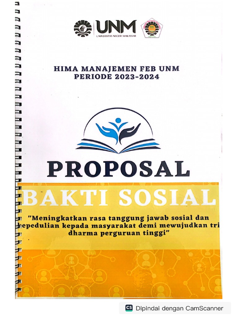 Proposal Baksos Hima Manajemen FEB UNM P | PDF