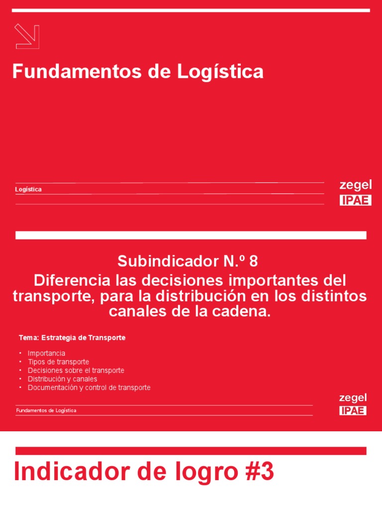 Il3 - Tema 8 | PDF | Logística | Transporte