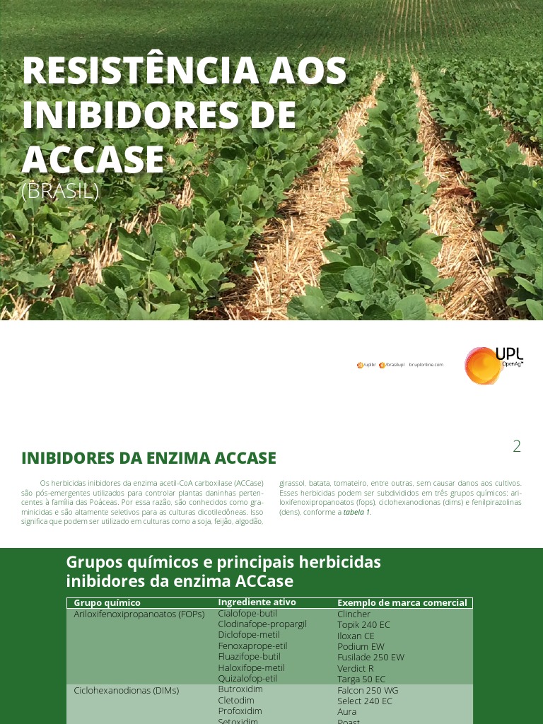 Ebook Upl Resist Ncia Aos Inibidores de Accase | PDF | Mutação ...