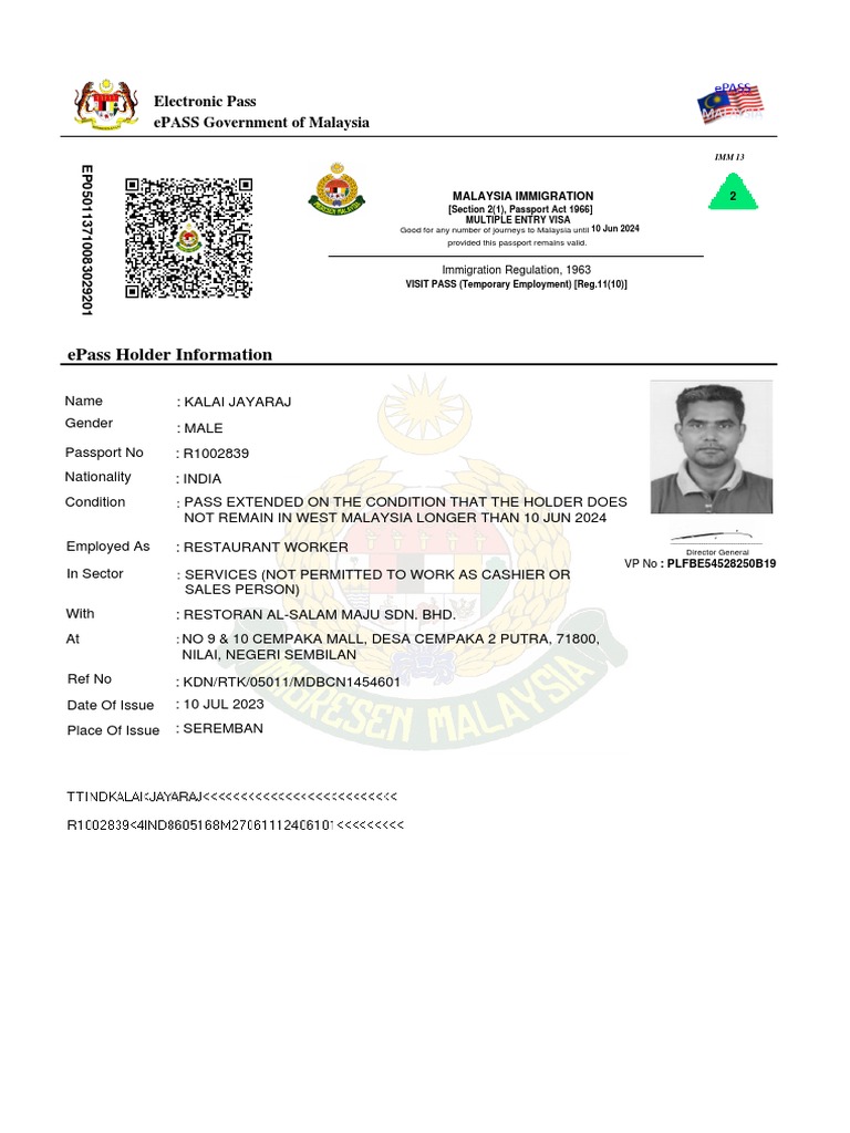 EP050113710083029201 | PDF | National Security | Immigration Law