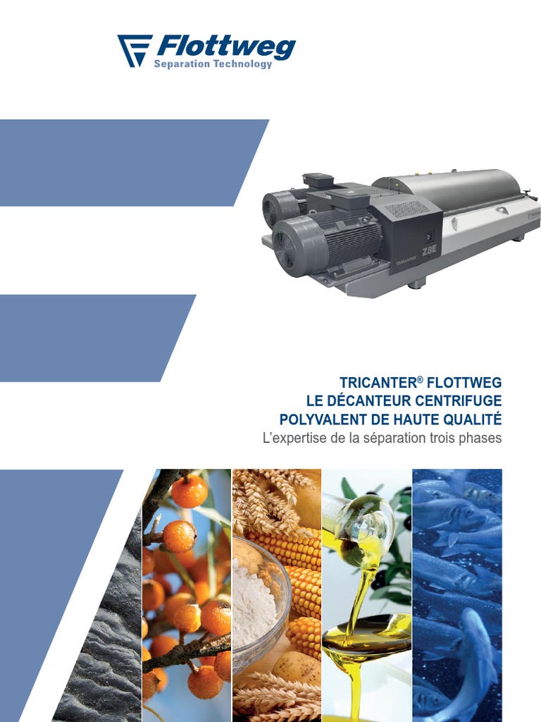 Tricanter FR | PDF | Turbine | Centrifugation
