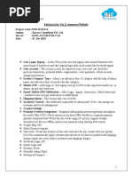 Website Specification Document Template | PDF | Accessibility | Websites