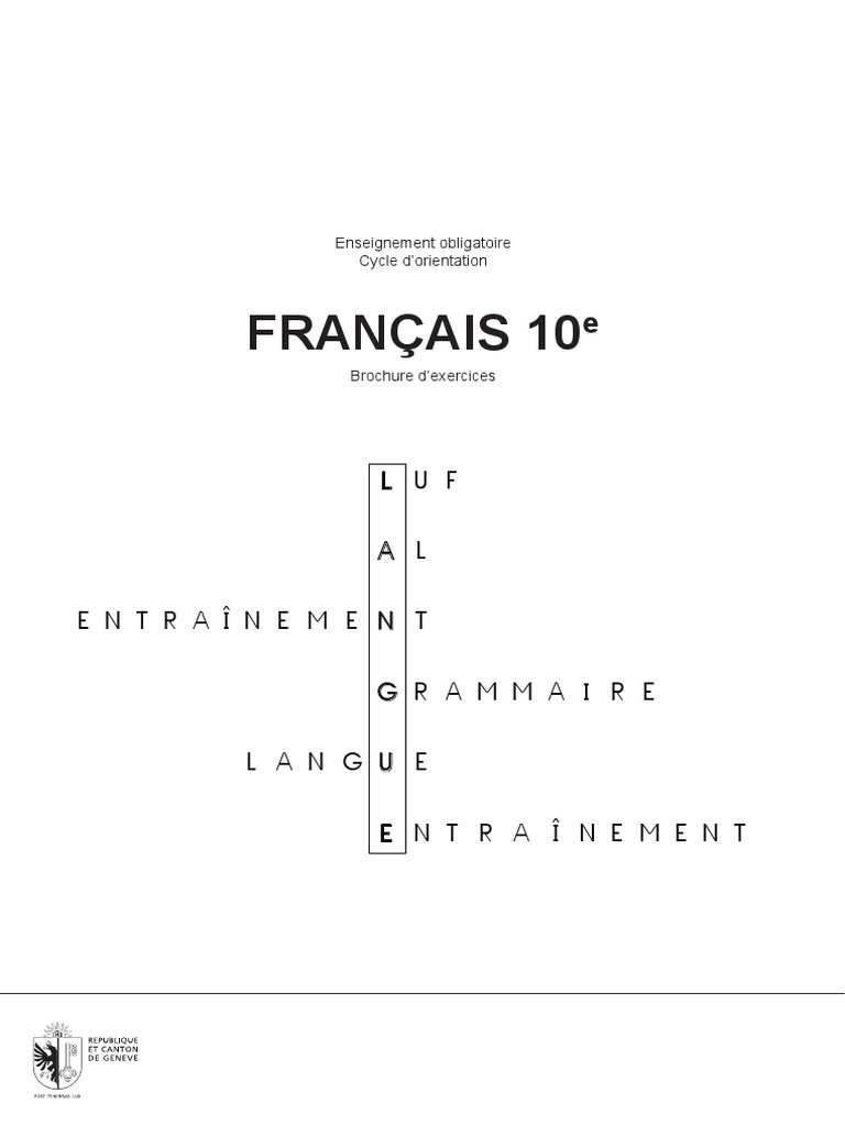 2.b AL Brochure 10e Free | PDF | Phrase | Linguistique