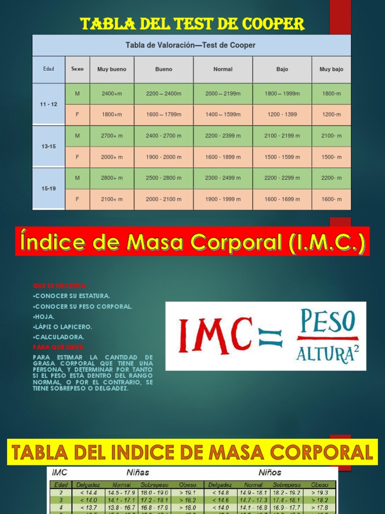 Tablas de La Ficha Antropometrica - 2023 (1) | PDF | Educación para la ...