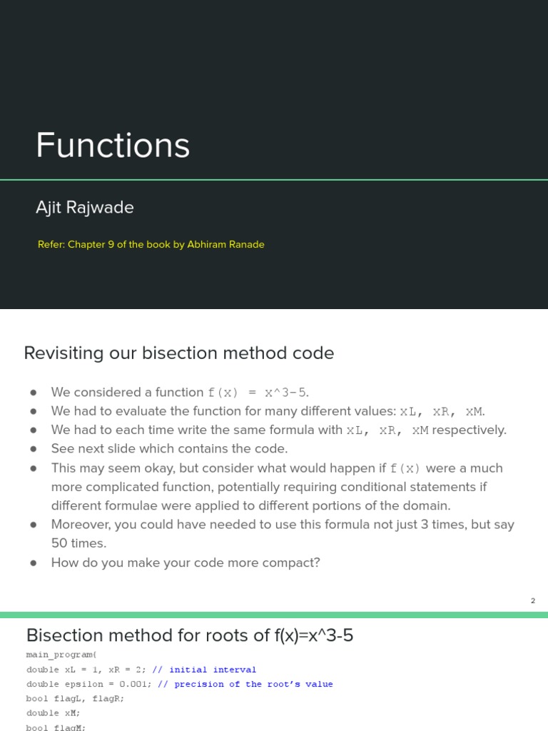 7 Functions By Iitb Download Free Pdf Parameter Computer Programming Function