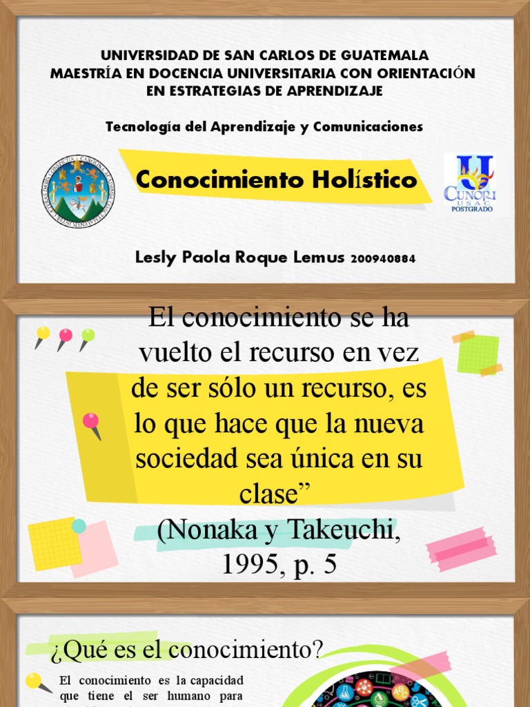 Conocimiento Holístico | PDF | Holismo | Conocimiento