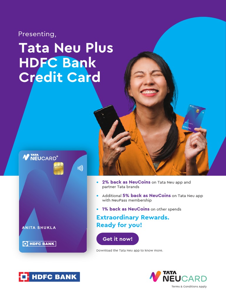 Tata Neu Plus Credit Card Rewards Guide | PDF | Credit Card | Airport ...