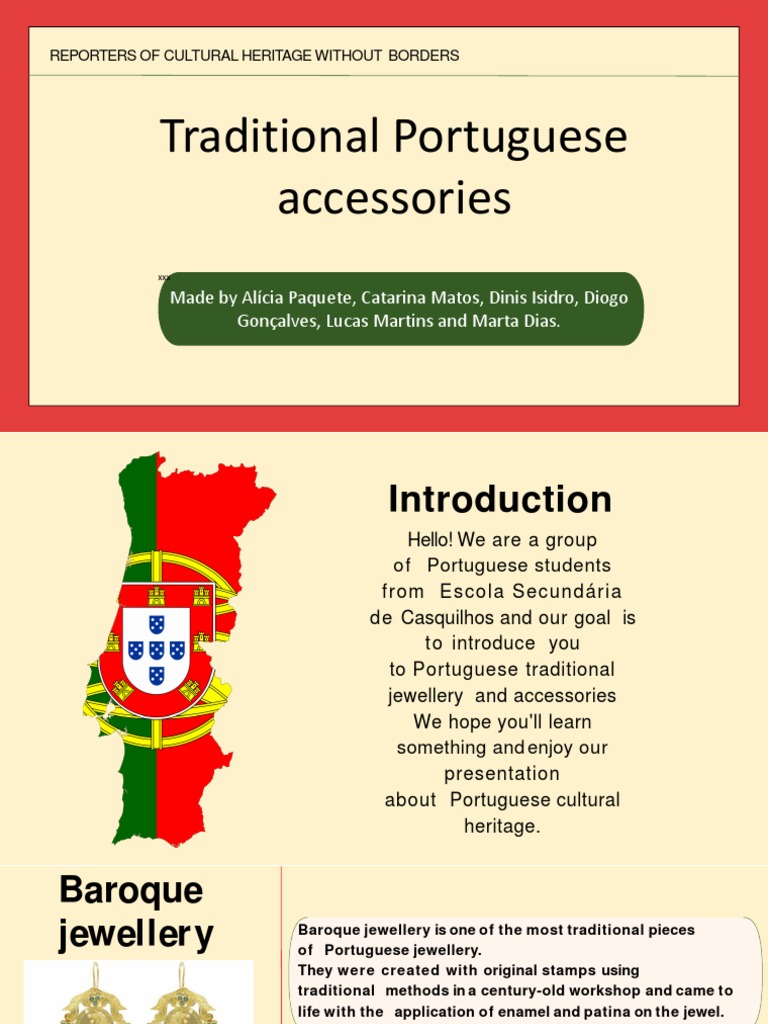 Presentation Portuguese Traditional Accessories Greece | PDF ...