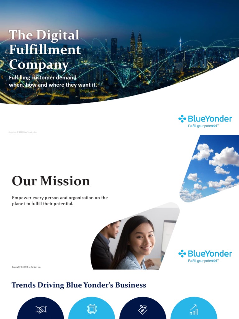 Blue Yonder Presentation | PDF | Supply Chain | Retail