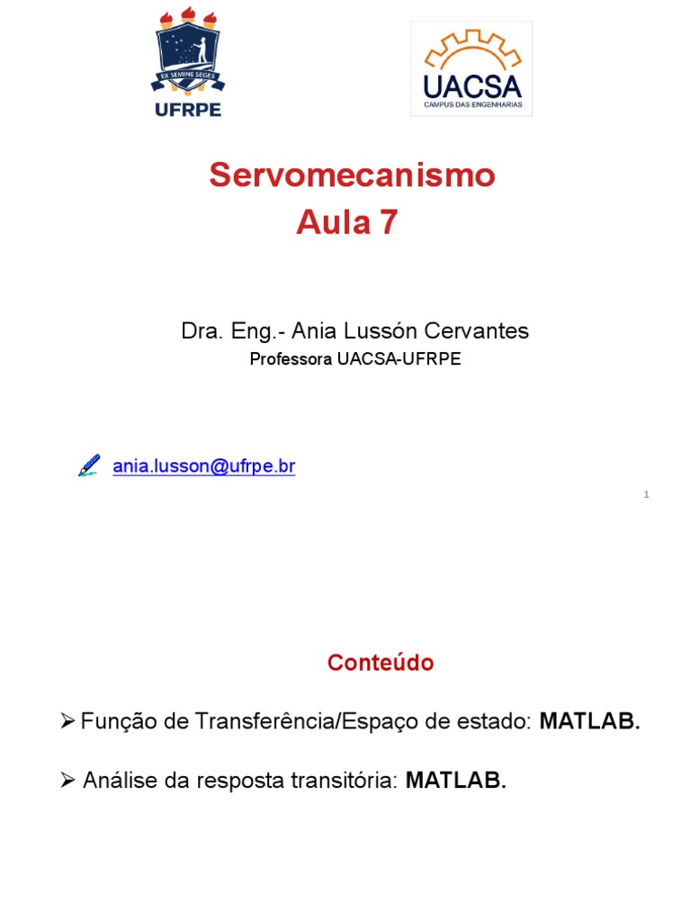 Aula7_Matlab_Tpicos_2_3 | PDF | Matlab | Curva