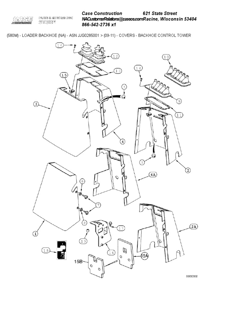 (09-11) - Covers - Backhoe Control Tower | PDF | Industrial Equipment ...