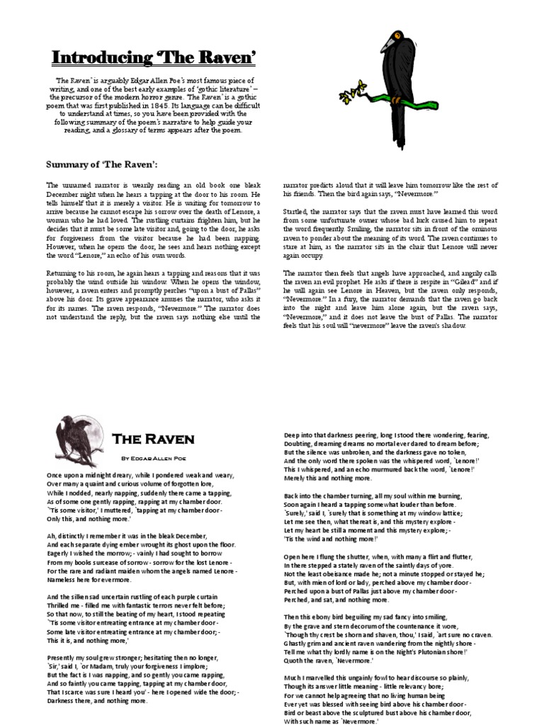 The Raven | PDF | The Raven | Poetry