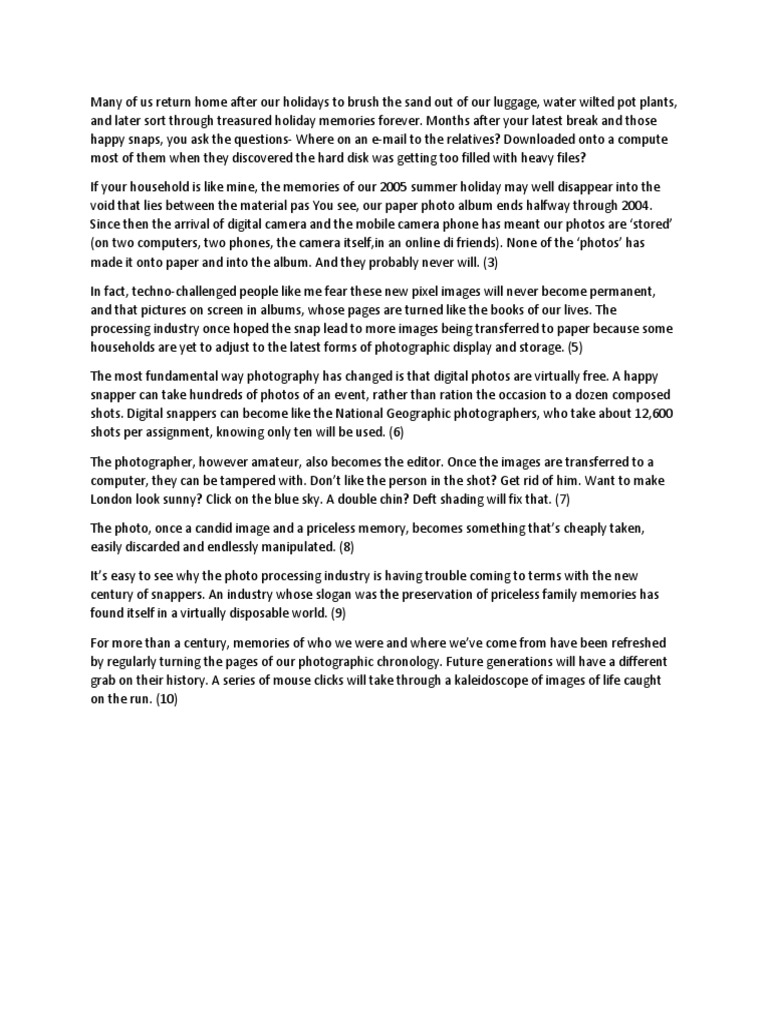 English Passage 10 Marks | PDF