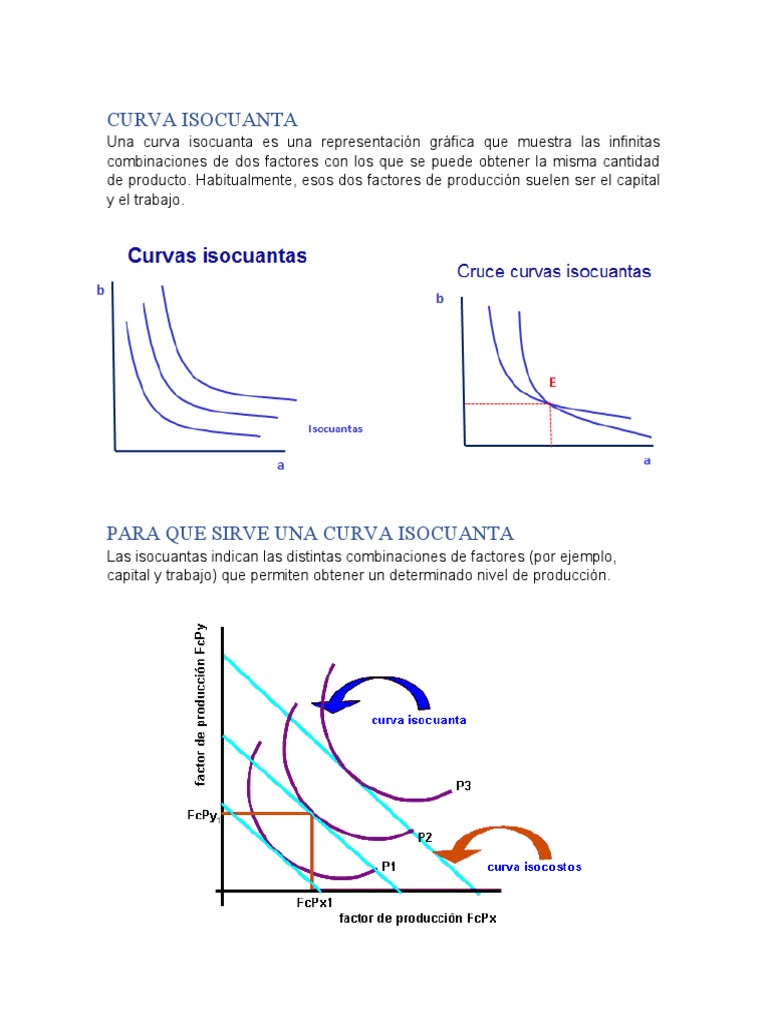 Curva Isocuanta | PDF