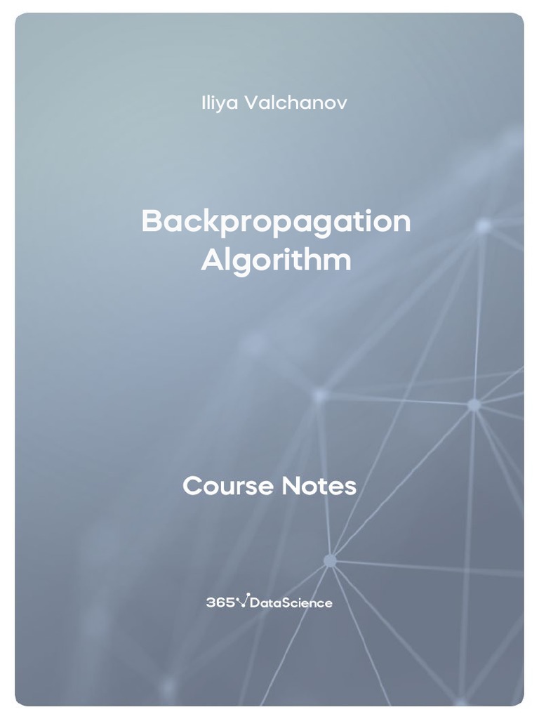 Backpropagation Algorithm | PDF | Derivative | Systems Science