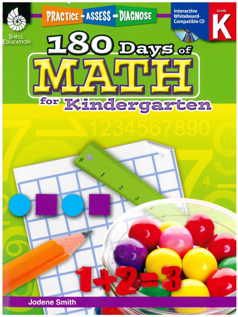 180 Days of MATH For Kindergarten | PDF