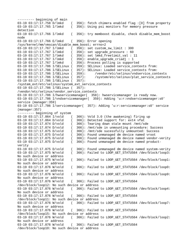 Logcat Home Fota Update Log | PDF | Proprietary Software | Device Driver