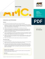 2023 AMC Answer | PDF