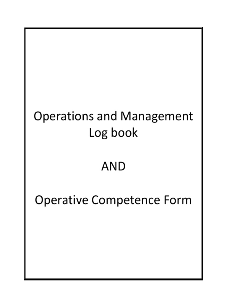 Operations Log Book | Download Free PDF | Surgery | Medical Specialties