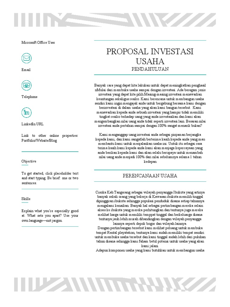 Proposal Investor | PDF