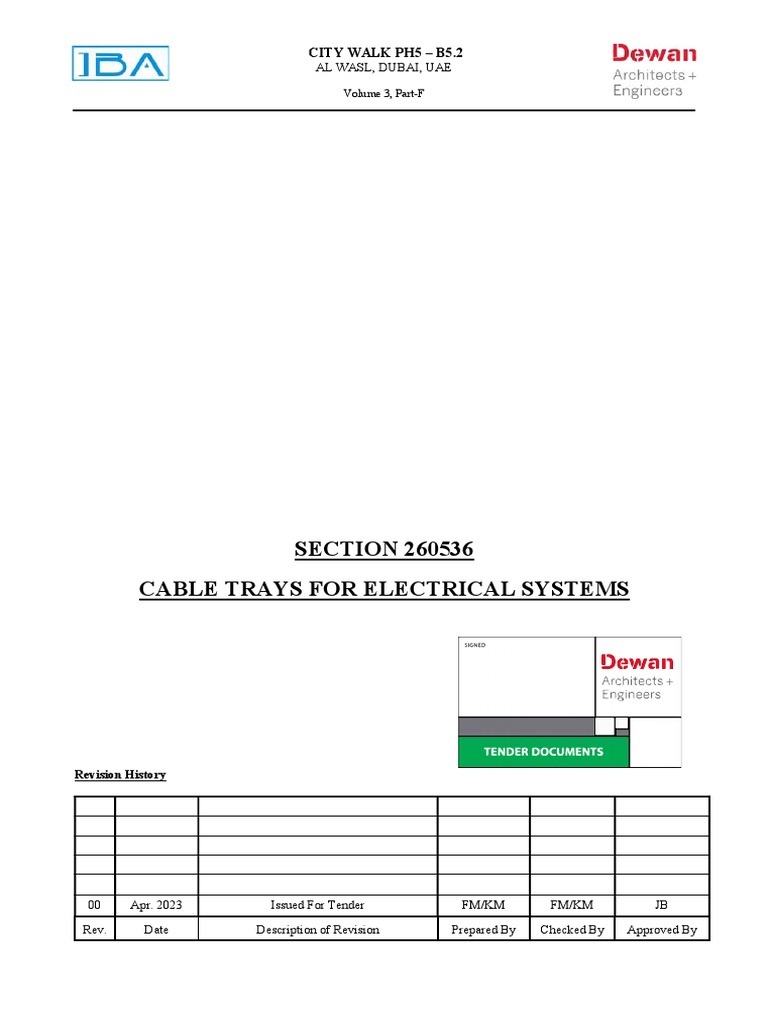 Cable Tray | PDF | Electrical Wiring | Wire