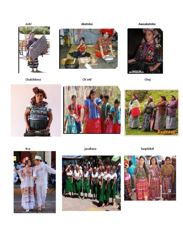 Idiomas de Guatemala Con Imagenes 2023 | PDF