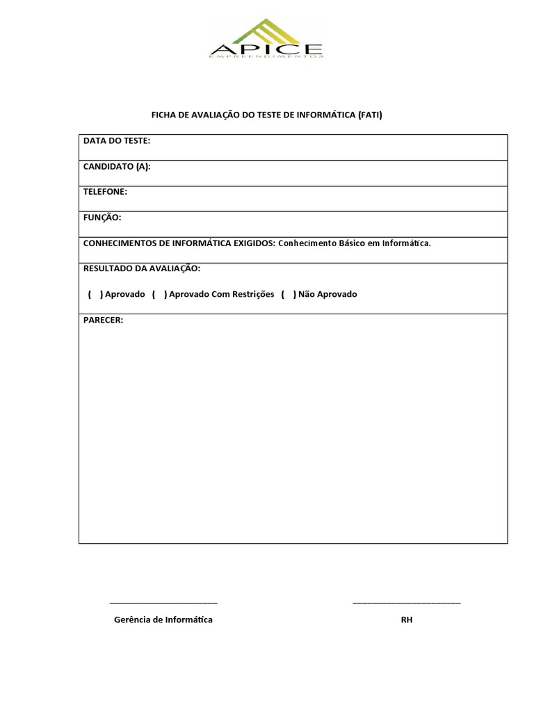 Teste de Informática - BASICO | PDF | Negócios