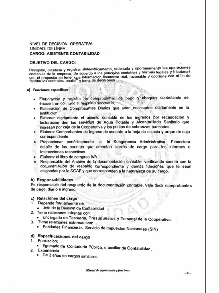 Asistente Contable | PDF | Contabilidad | Business