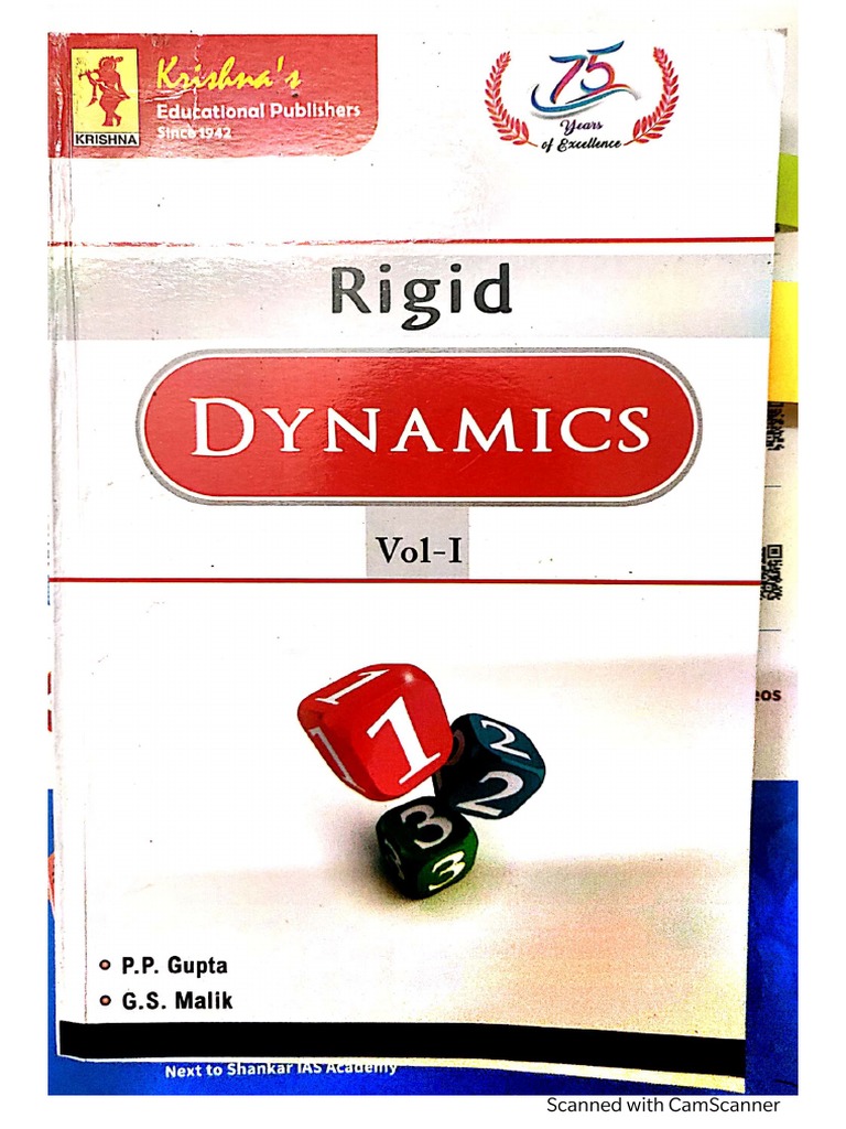 Chap 0 MoI Rigid Dynamics Vol-1 | PDF
