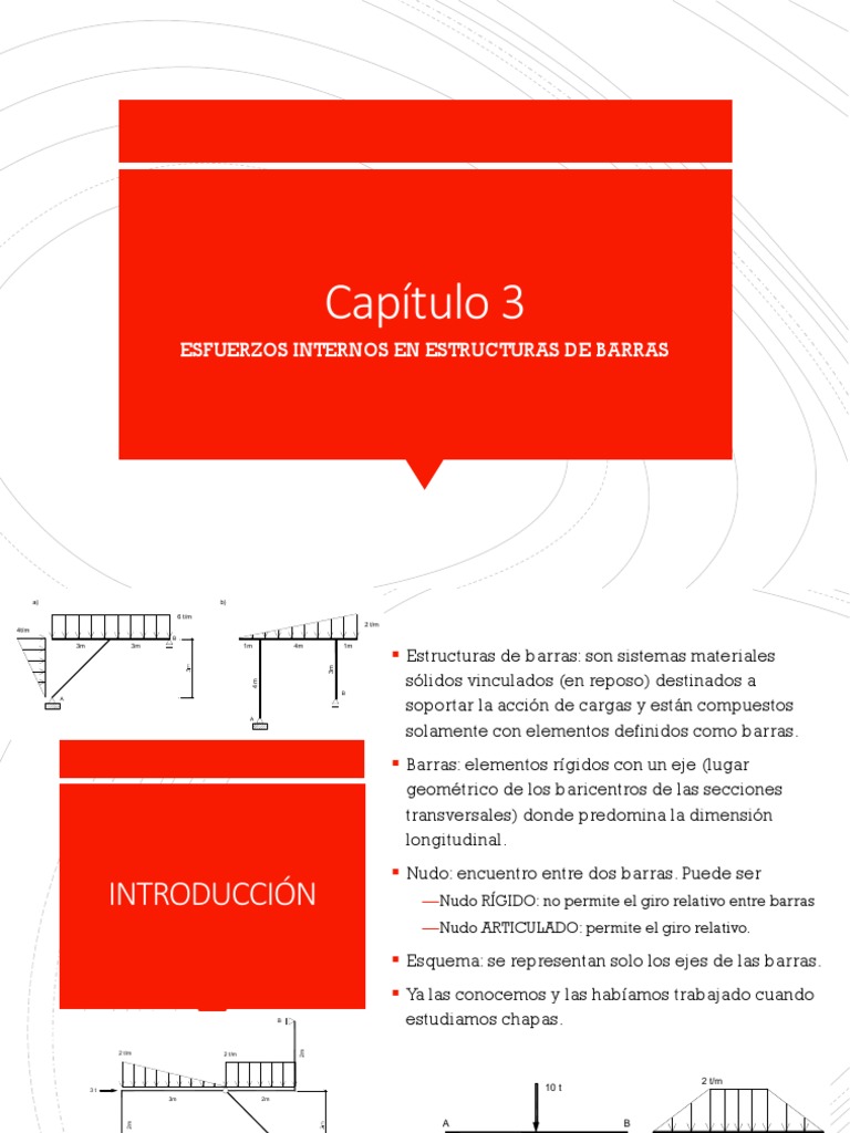 Esfuerzos Internos en Estructuras de Barras | PDF | Ingeniería mecánica ...