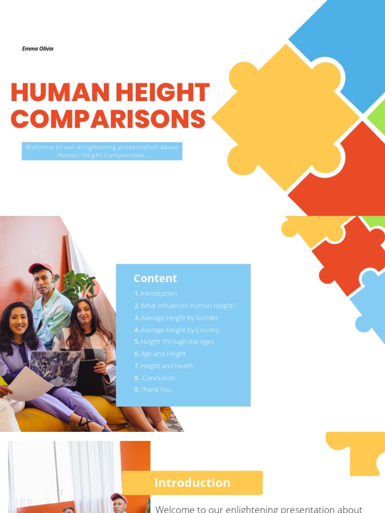 Human Height Comparison | PDF