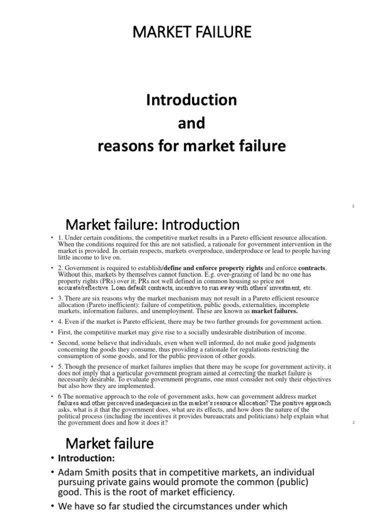 L4-L5 Market Failure | PDF | Externality | Market Failure