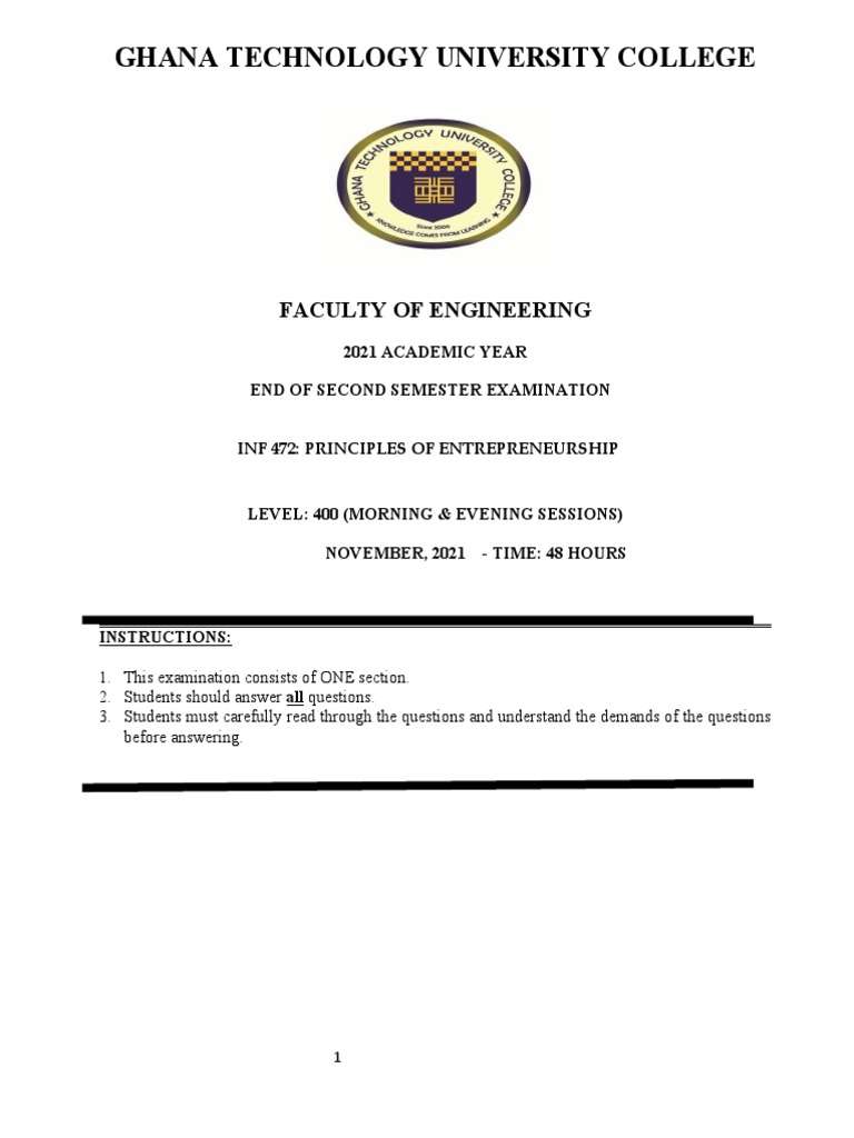 GTUC - END OF SEMESTER - Entre 2021 | PDF | Entrepreneurship | Franchising