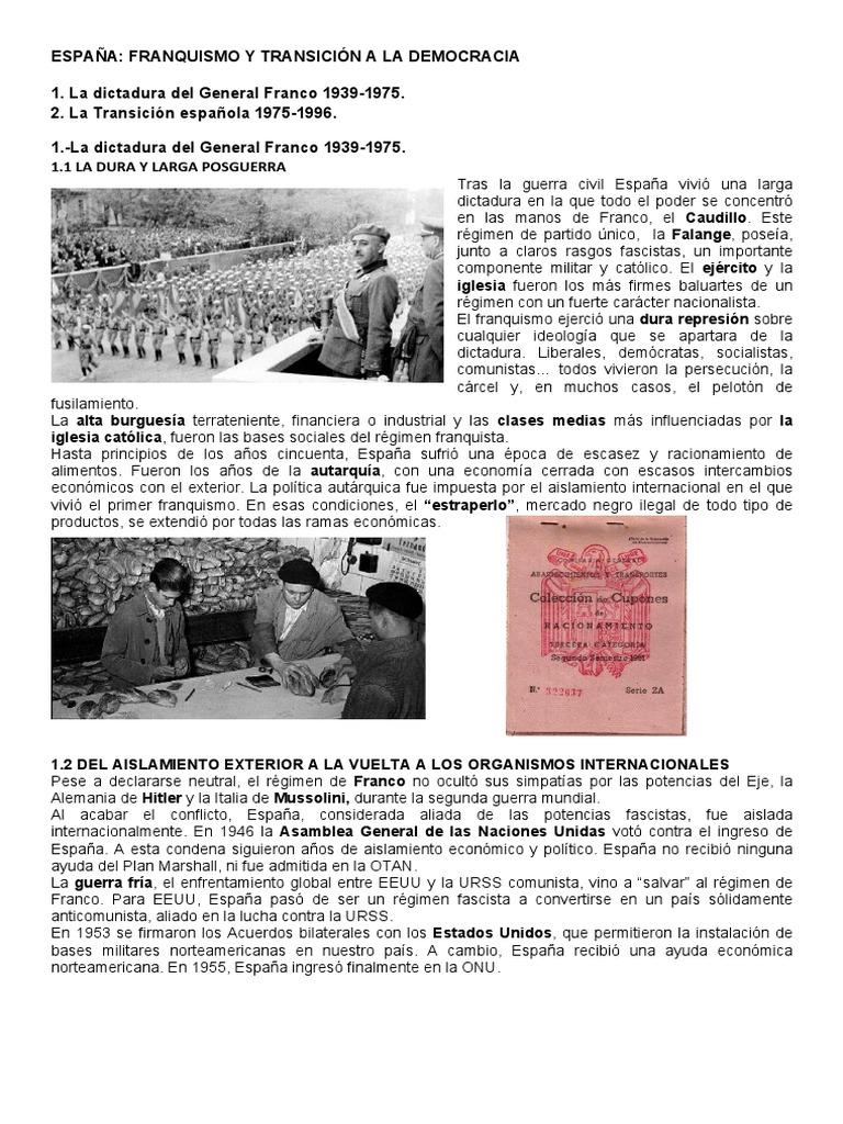 El Franquismo Explicado Para Ninos