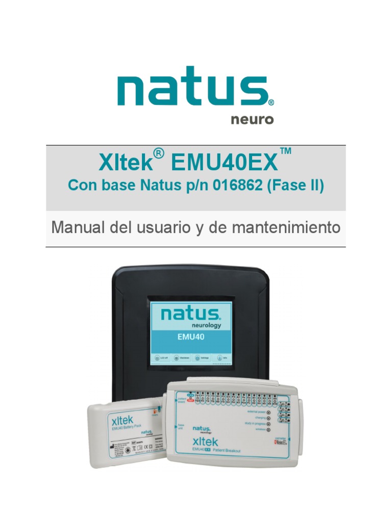 REV 01 - EMU40EX With Natus Base Phase II User & Service Manual - ES ...