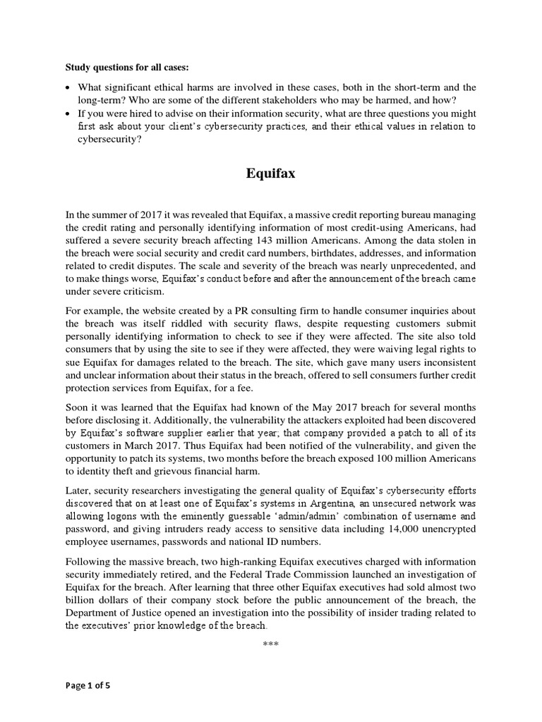 Privacy and Information Security - Ethics | PDF