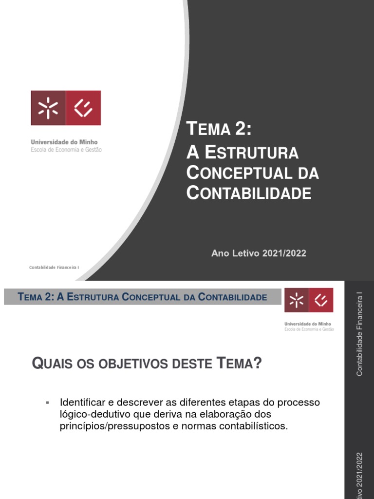 Aula 2 - Estrutura Conceptual - 22022022 | PDF | Contabilidade | Balancete