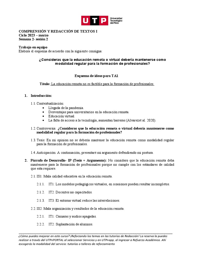 S02.s2-Esquema para TA1. 1 | PDF S02.s2-Esquema para TA1. 1 | PDF